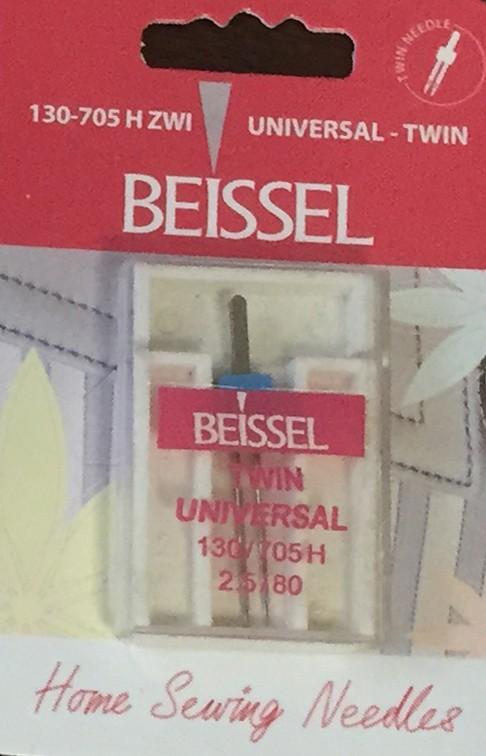 Beissel 2.5/80 Twin Universal Machine Needle, 1 Count – N. Jefferson Ltd.